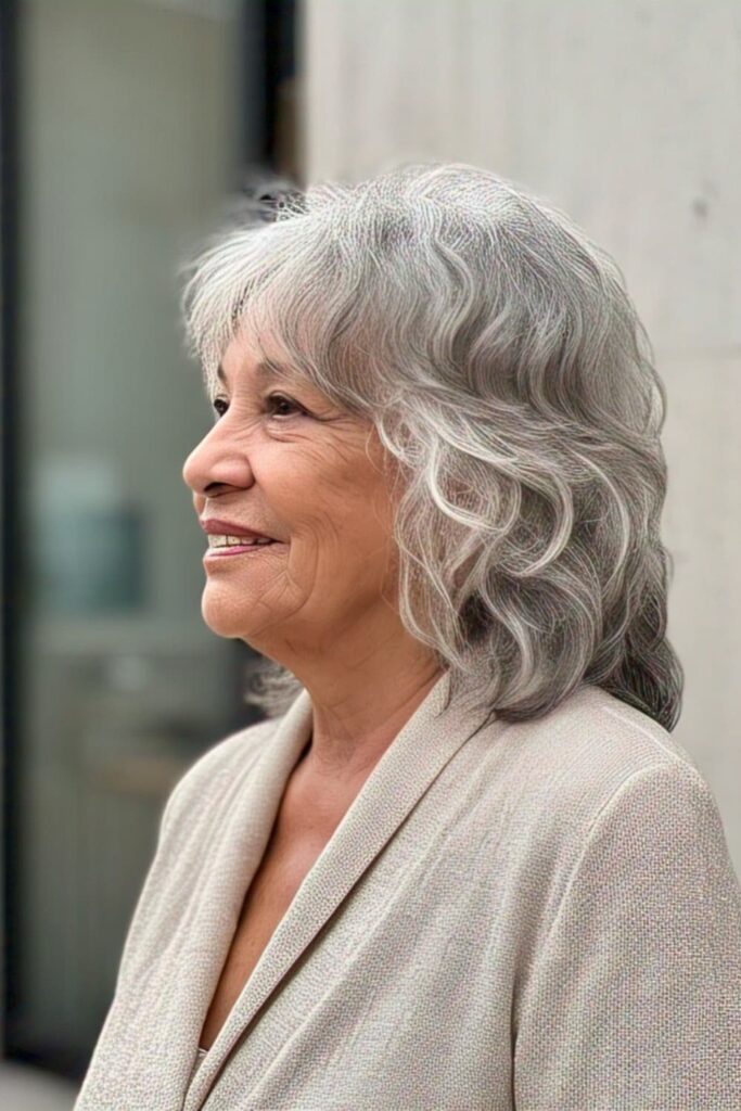 25+ Stunning Layered Haircuts for Women Over 60